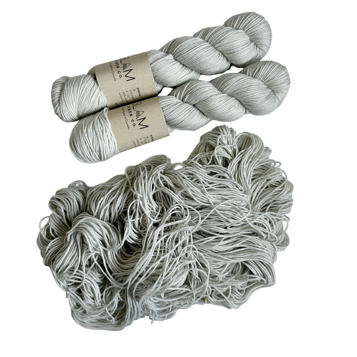 Slam Fiber Co. | Springy DK 50g | Dirty White – Southpaw Woolery & Supply