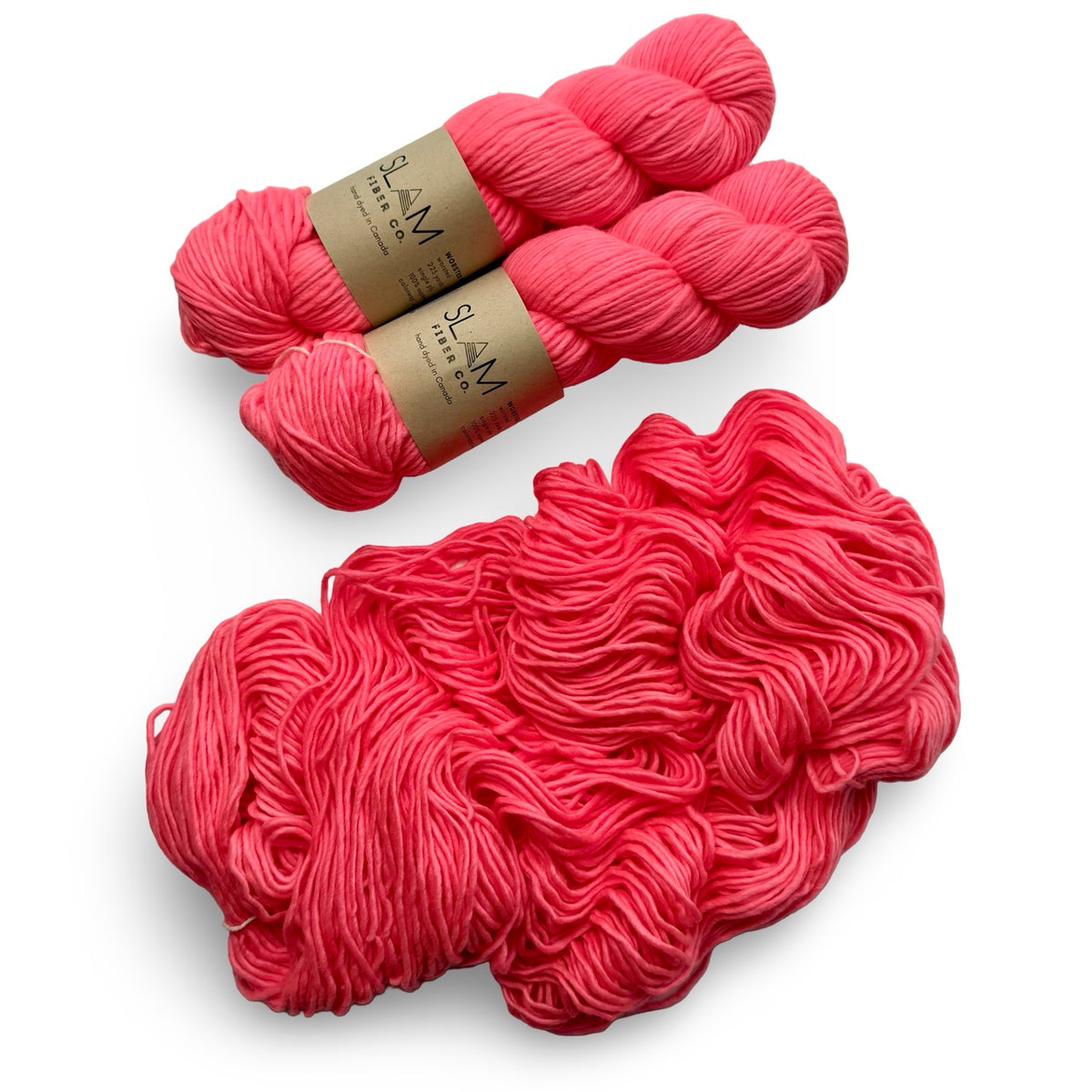 Slam Fiber Co. | Worsted Single Ply | Tammy – Southpaw Woolery & Supply